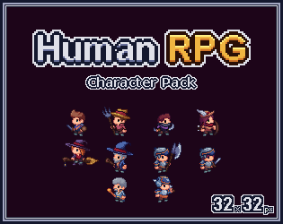 Humans RPG- Character Pack by Vinerox