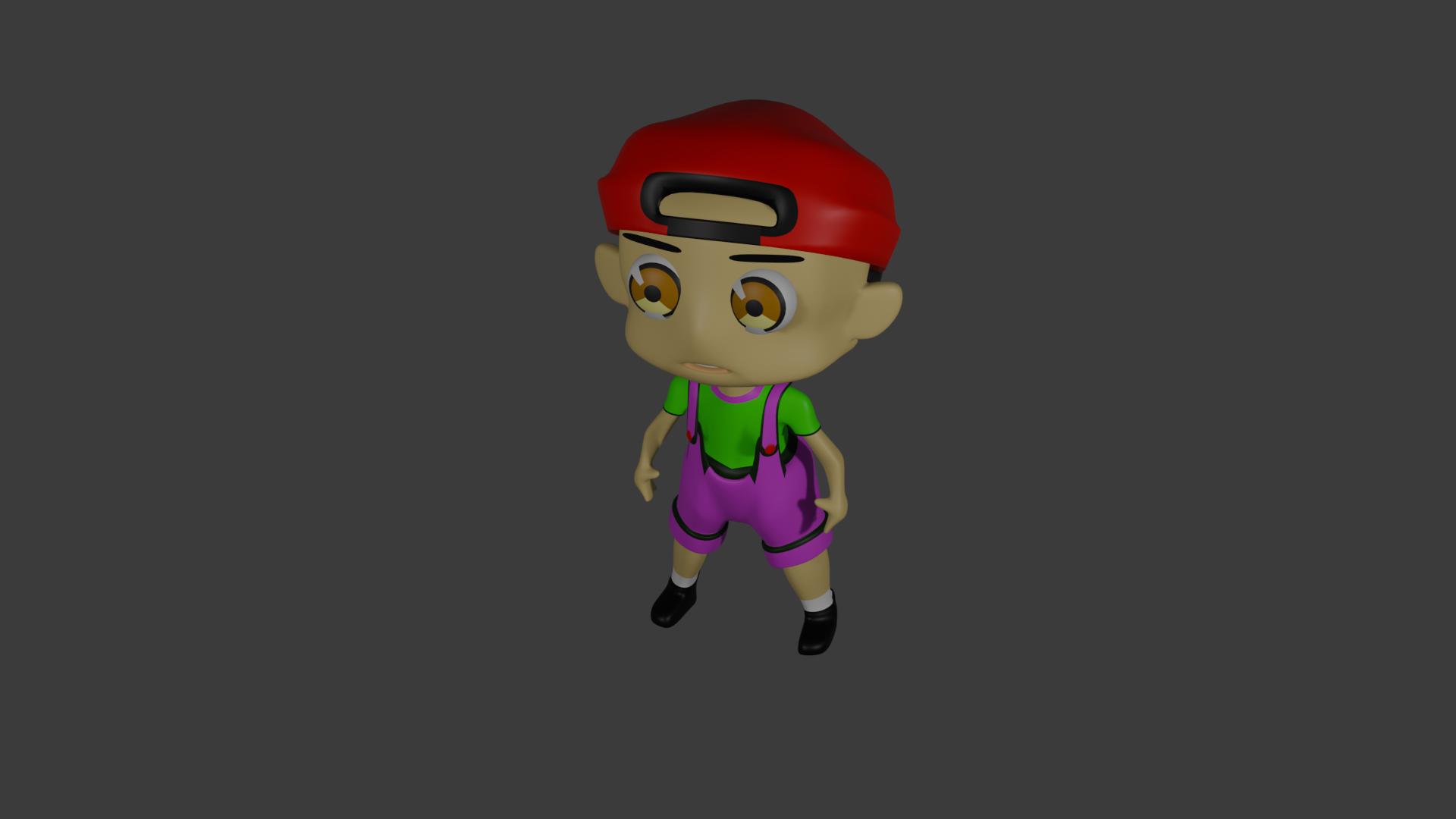 3D-BOI_MODEL made with blender 4.1 by jhonny7891