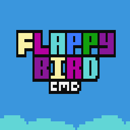 Flappy Bird CMD by setghm