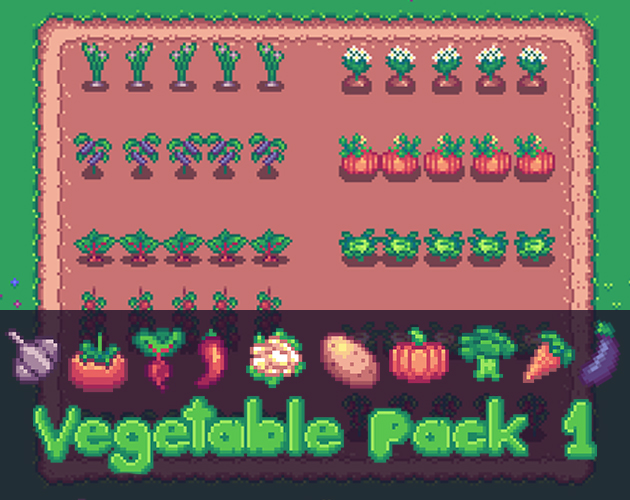 Vegetable Pack 1 by Bjorneko