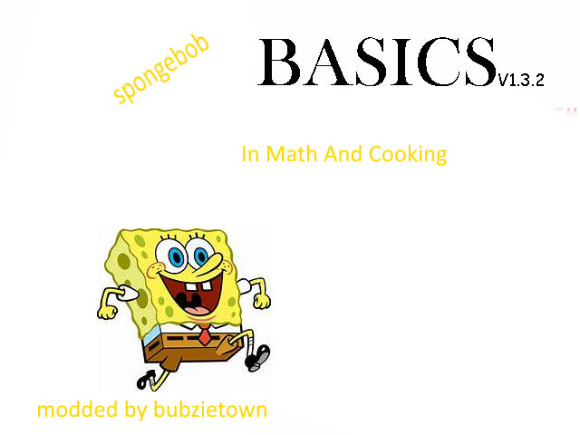 Spongebob basics in math and cooking by puggycup