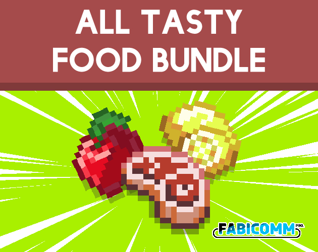 RPG All Tasty Food Pack Bundle by Fabicomm Pro.