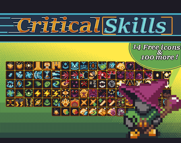 Critical Skill Icon asset Pack by Trickyspy