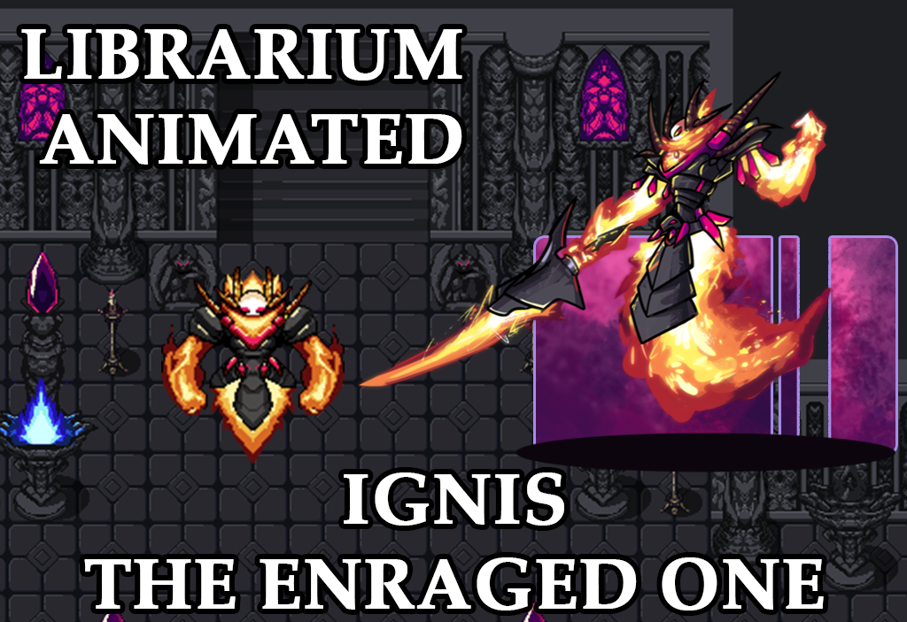 Librarium Animated - Ignis The Enraged One by Aekashics