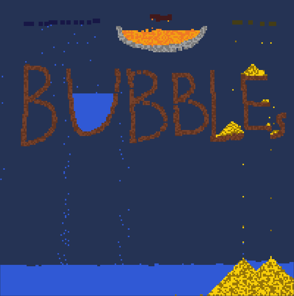 GGJ -- A falling sand particle physics game by Qiaozhi Lei