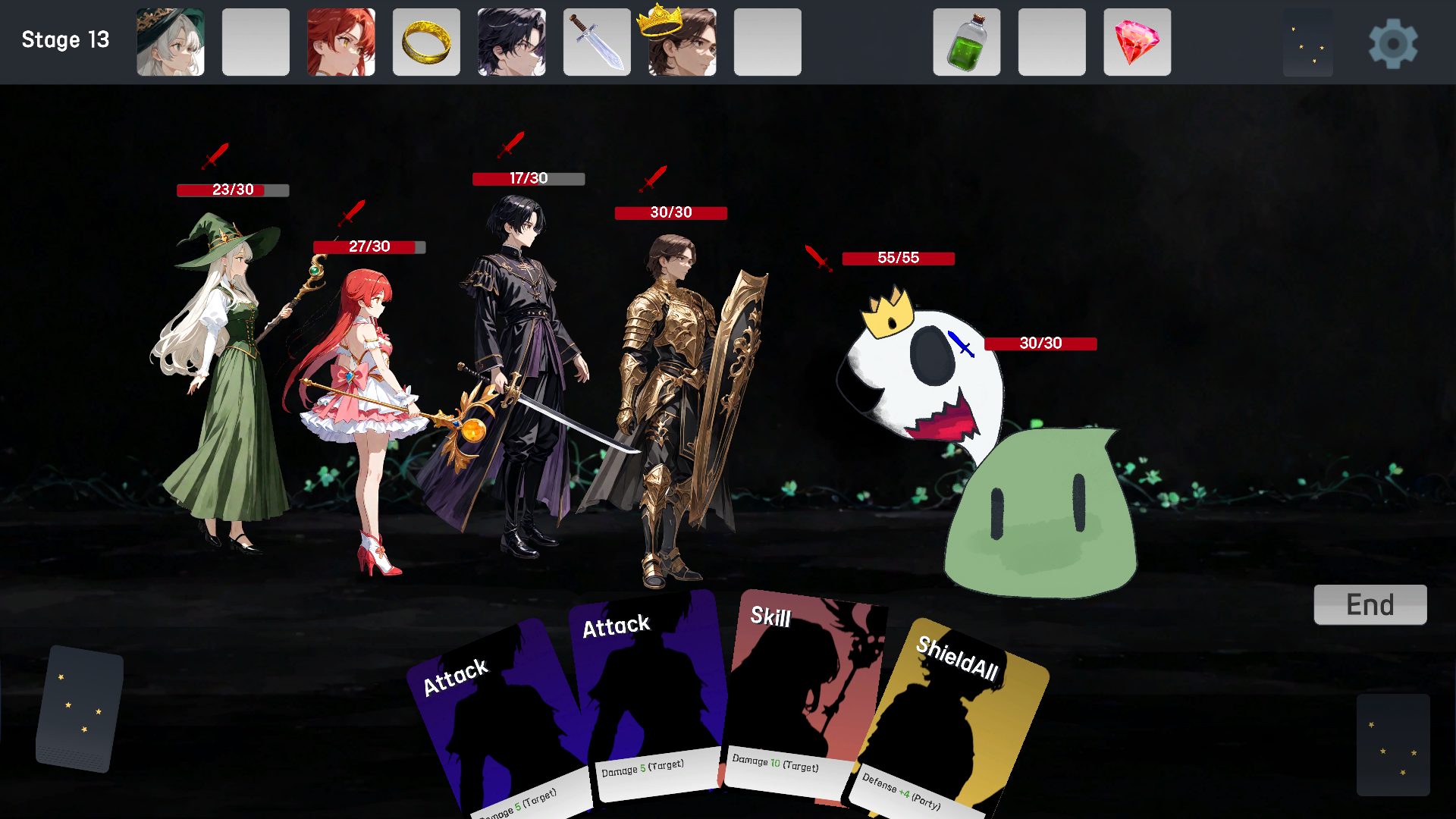 Just released "Abyss Together" - a card-based roguelike RPG! - Release ...