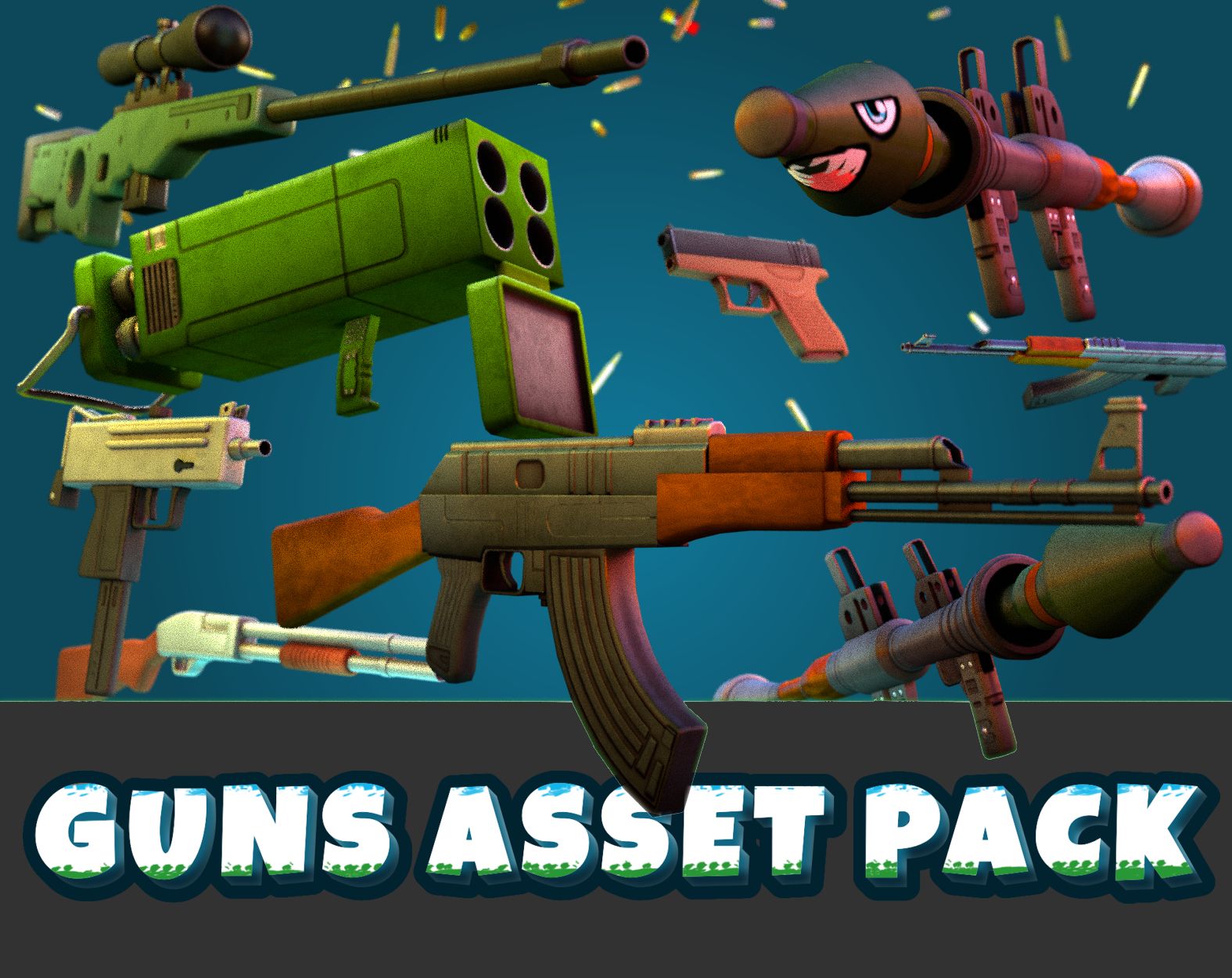 Guns Asset Pack by styloo