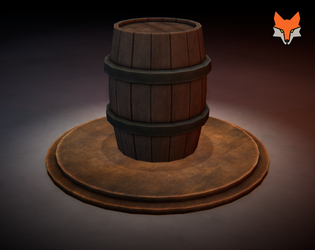 Wooden Barrel by Vulpes Software