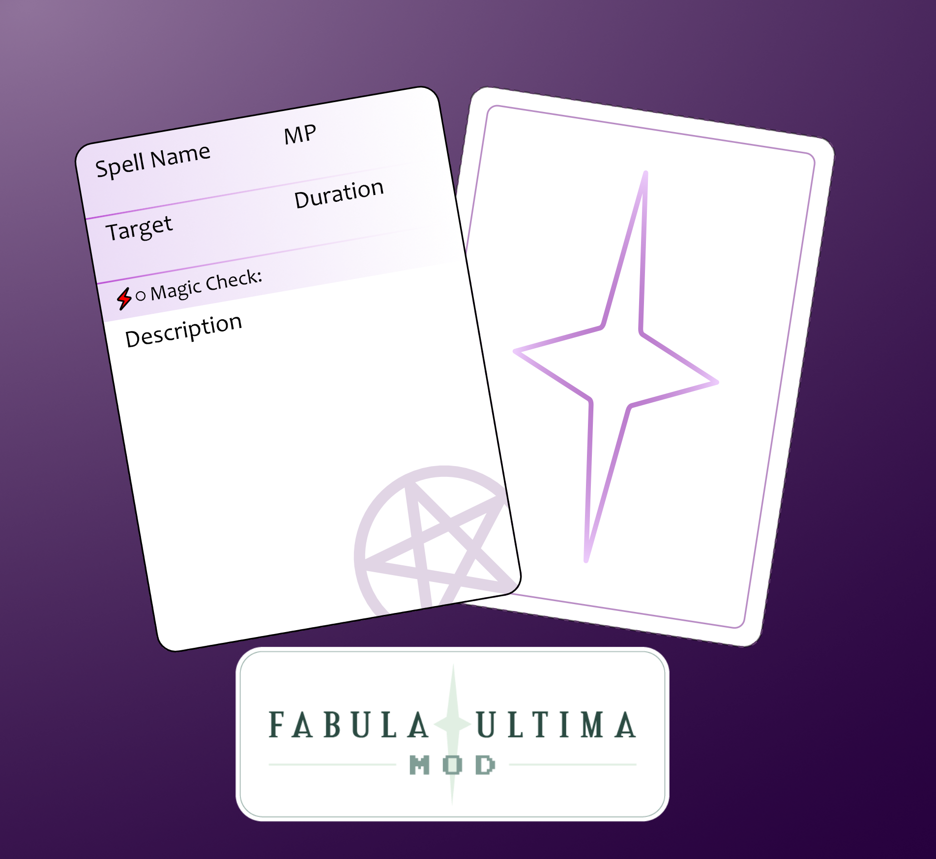 Fabula Ultima Spell Cards (Blank) by RollForThings