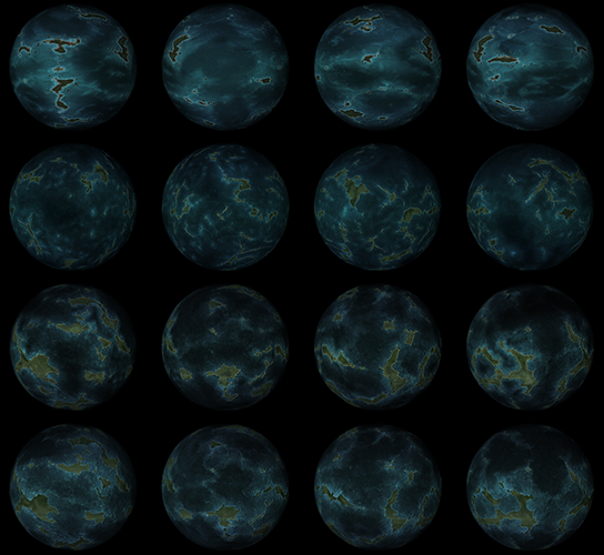 2D - Planet Set - 3 by Cethiel