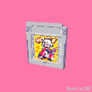PicoCAD GameBoy Cartridge by Jonathan Zuñiga