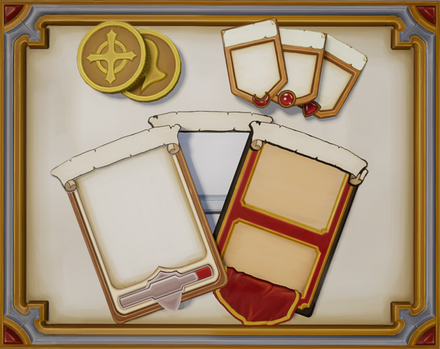 Stylized Card Game Assets by Typhen