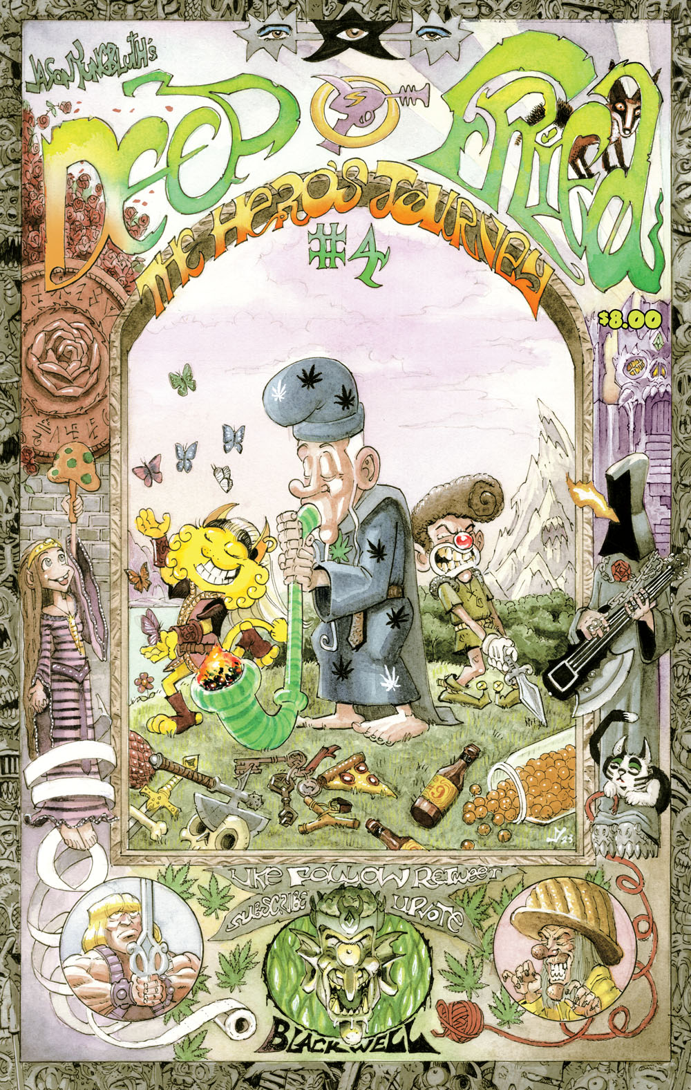 Deep Fried: The Hero's Journey #4 by Jason Yungbluth, Death Ray Graphics