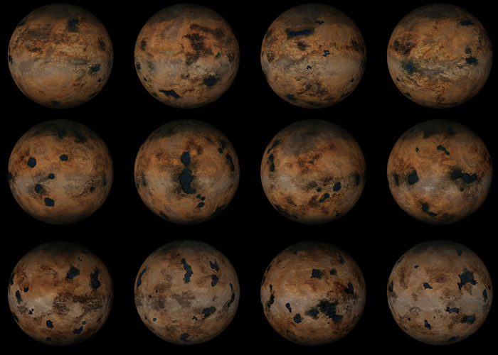 2D - Planet Set - 2 by Cethiel