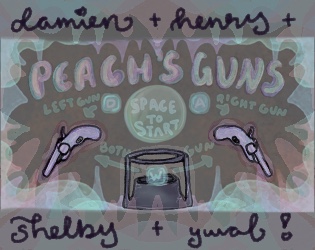 Peach's Guns by yuuvi, breakableBird