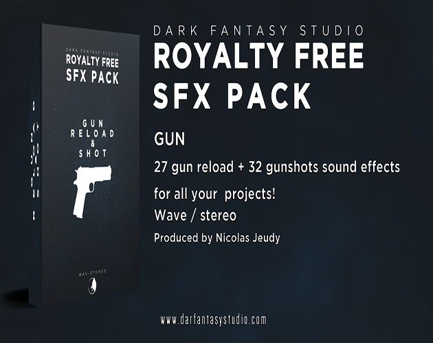 Gun (sound effect pack) by Dark Fantasy Studio