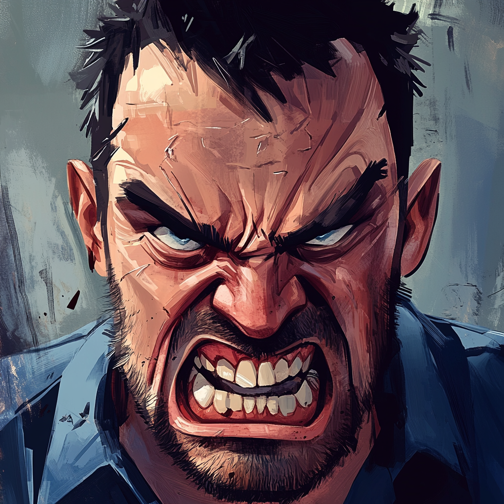 Angry Dude 3D by AlexeyVoyakin