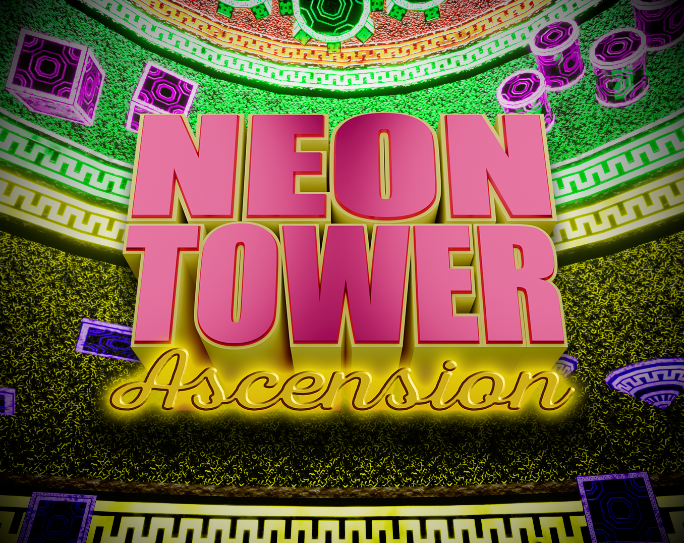 Neon Tower Ascension by SimpsonGames