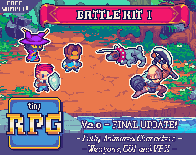 Addition - System Folder - Tiny RPG - Battle Kit 1 by tiopalada