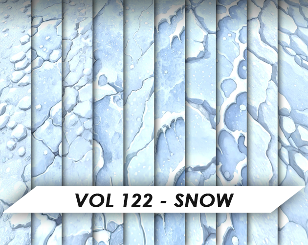 Stylized Textures – Vol 122 – Snow by oleekconder