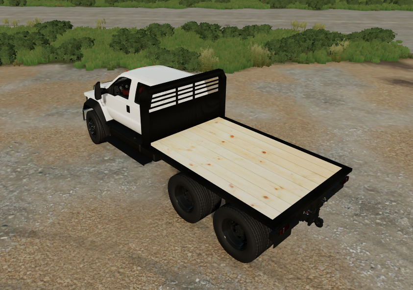 Ford F750 Custom Flatbed by Steiger 715 Modding