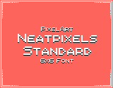 Neatpixels Standard [Pixelart 6x6 Font] by ELV Games