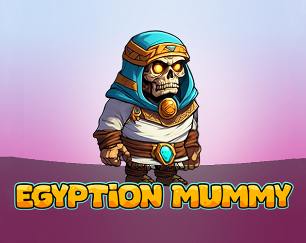 Egyptian Mummy - 2D Animated Character (Spriter) by Gamelauncher Shop