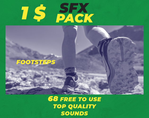 Footsteps SFX Pack by Davide Perico by davideperico