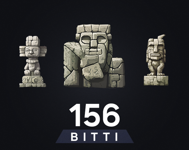 BITTI - Temple Statues 156 by BITTI LAB