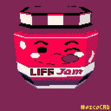 Use Life Jam, It Really Works! by NickNamedNick for picoCAD Steam Sale ...