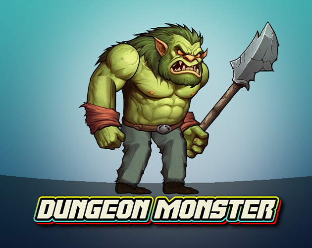 Dungeon Monster - 2D Animated Character (Spriter) by Gamelauncher Shop
