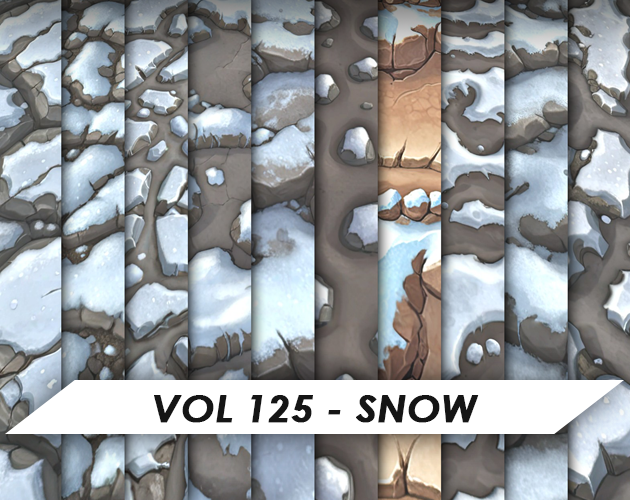 Stylized Textures – Vol 125 – Snow by oleekconder