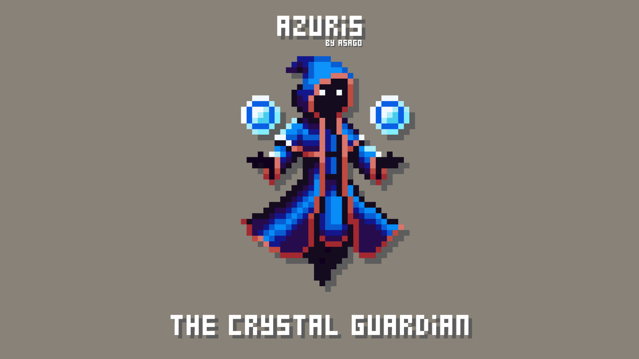 [Character Design] Azuris the Crystal Guardian - Feedback needed - itch.io