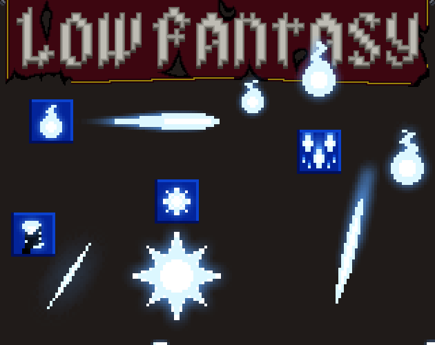 Improved readability of sprite sheets - Low Fantasy - Soul Magic Pack ...
