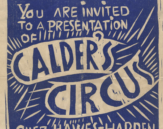 Design notes added - Calder's Circus (I Think Best In Wire) by David Harris