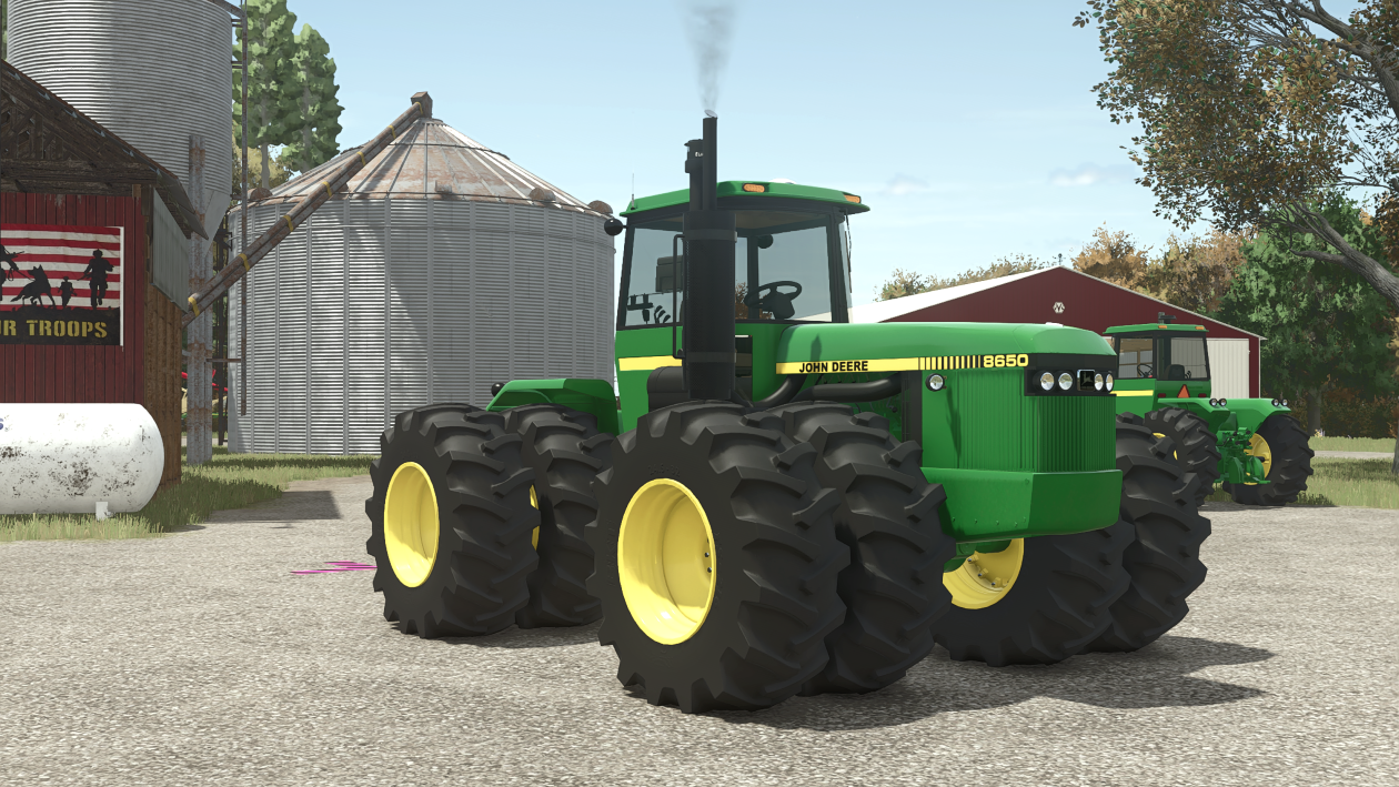 FS25: John Deere 8650 4WD by DeLuyck Farms Modding