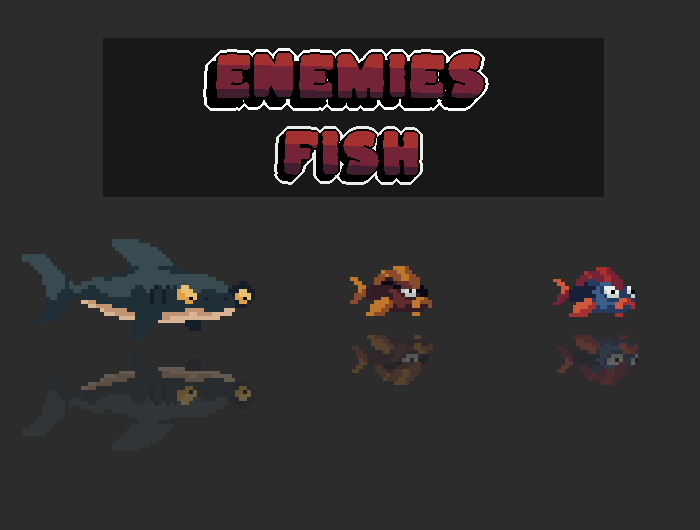 Enemies Series - Fish by Dead Pixels