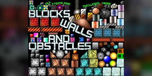 Blocks, Walls, and Obstacles (650+ Items) by GameSupplyGuy