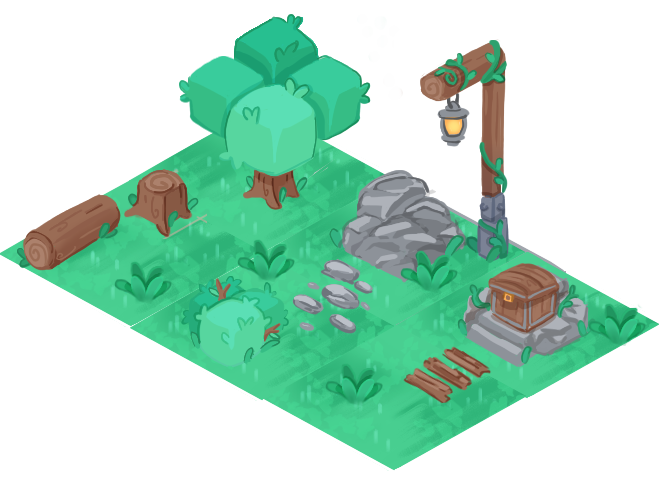 Isometric tileset by Sheet