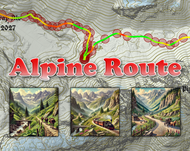 Alpine Route by Dirk Plate