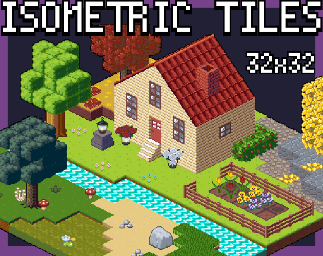 Isometric Tiles 32x32 by Ippeiton