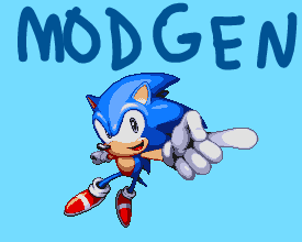 Sonic modgen sprites by Mario brothers