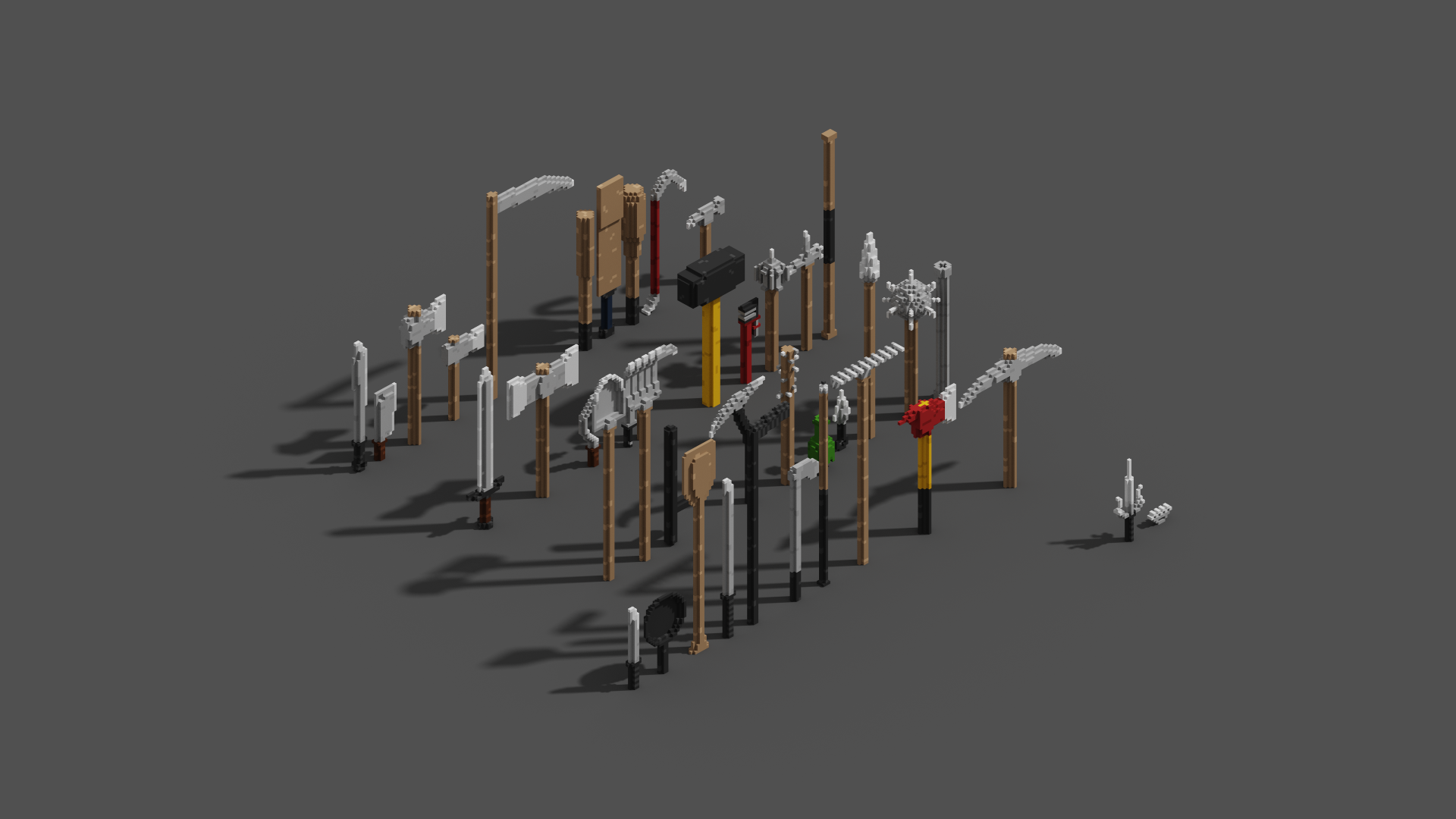 Simple Voxel Melee Weapons by Raada