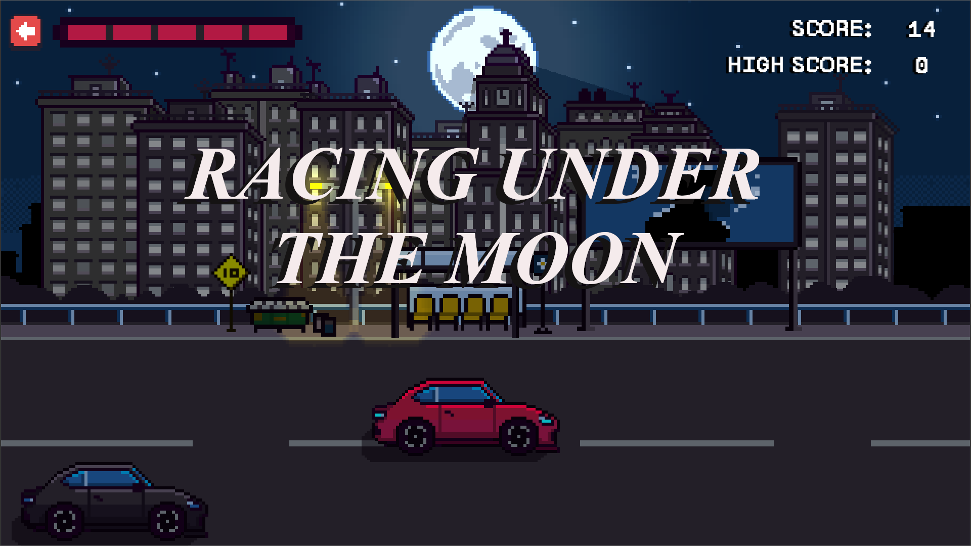 Racing under the moon by Syd Crow