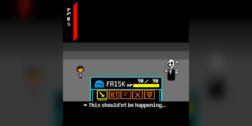 Deltarune Gaster fight by Fantasy ruin X