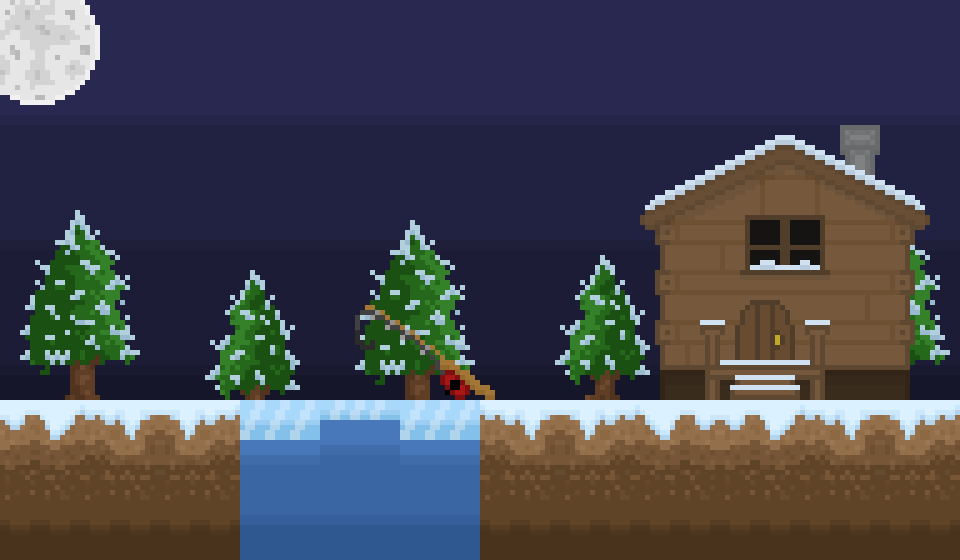 Winter Forest Tileset by Purple Bunny Games