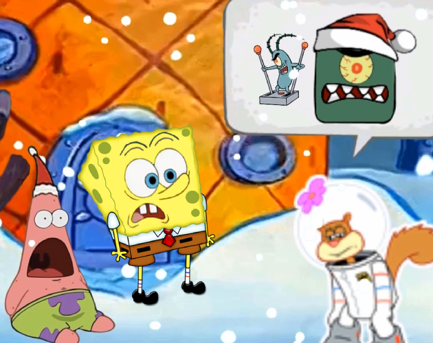 Spongebob Ball christmas (Navidad) - Red Ball 4 Mod - VKG by BestGamesVK