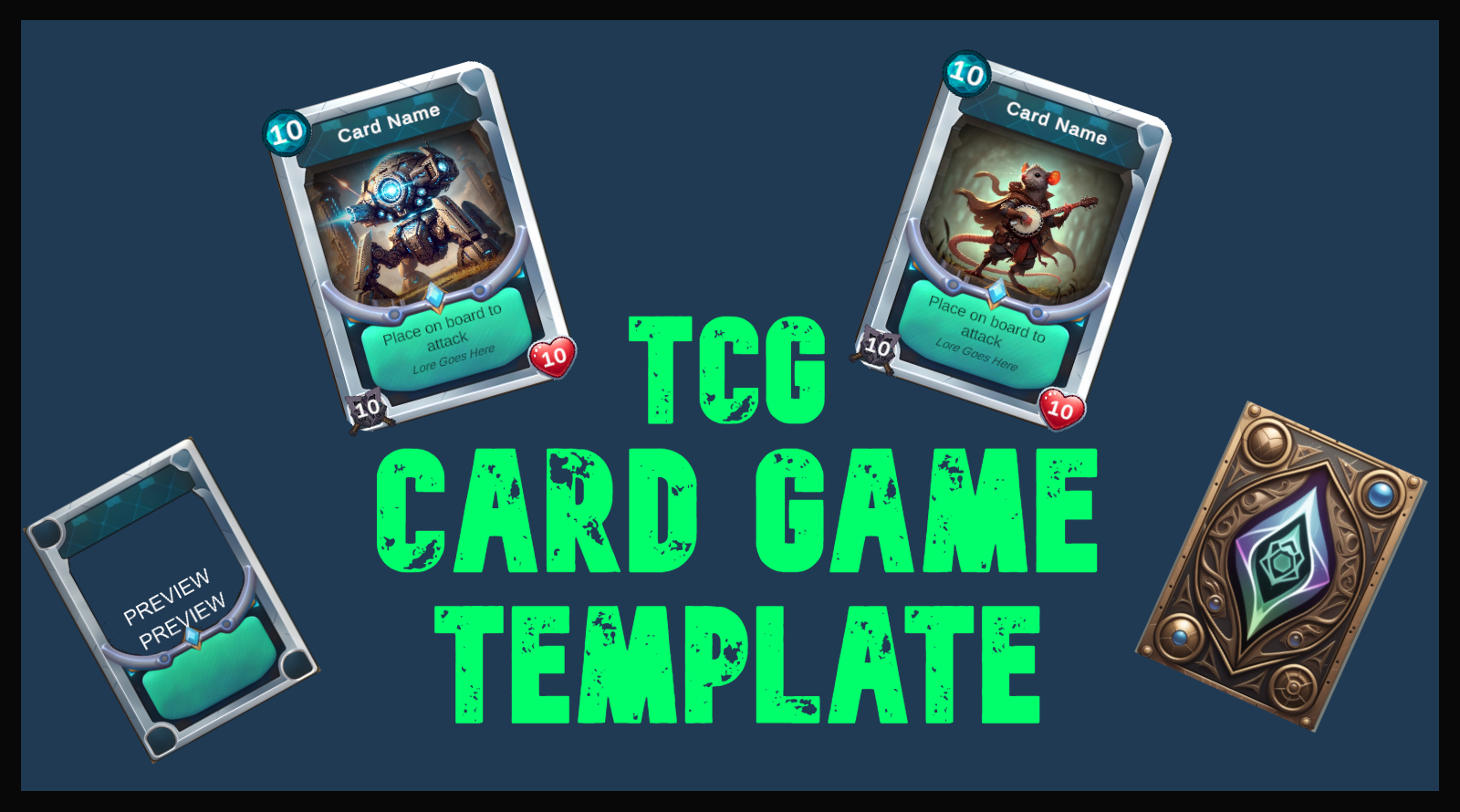 Fantasy Card Game Assets Pack - Complete Set for Your Next TCG! by ...