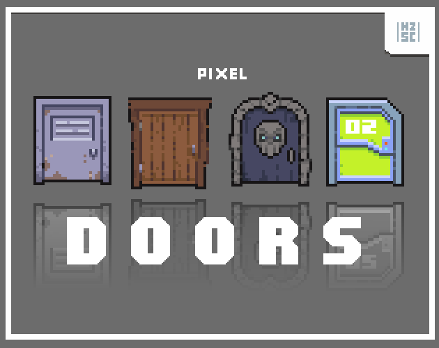 Pixel Doors - Assets by hazushadc
