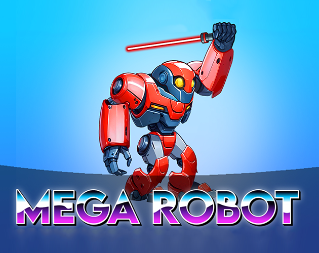 Mega Robot - 2D Animated Character (Spriter) by Gamelauncher Shop